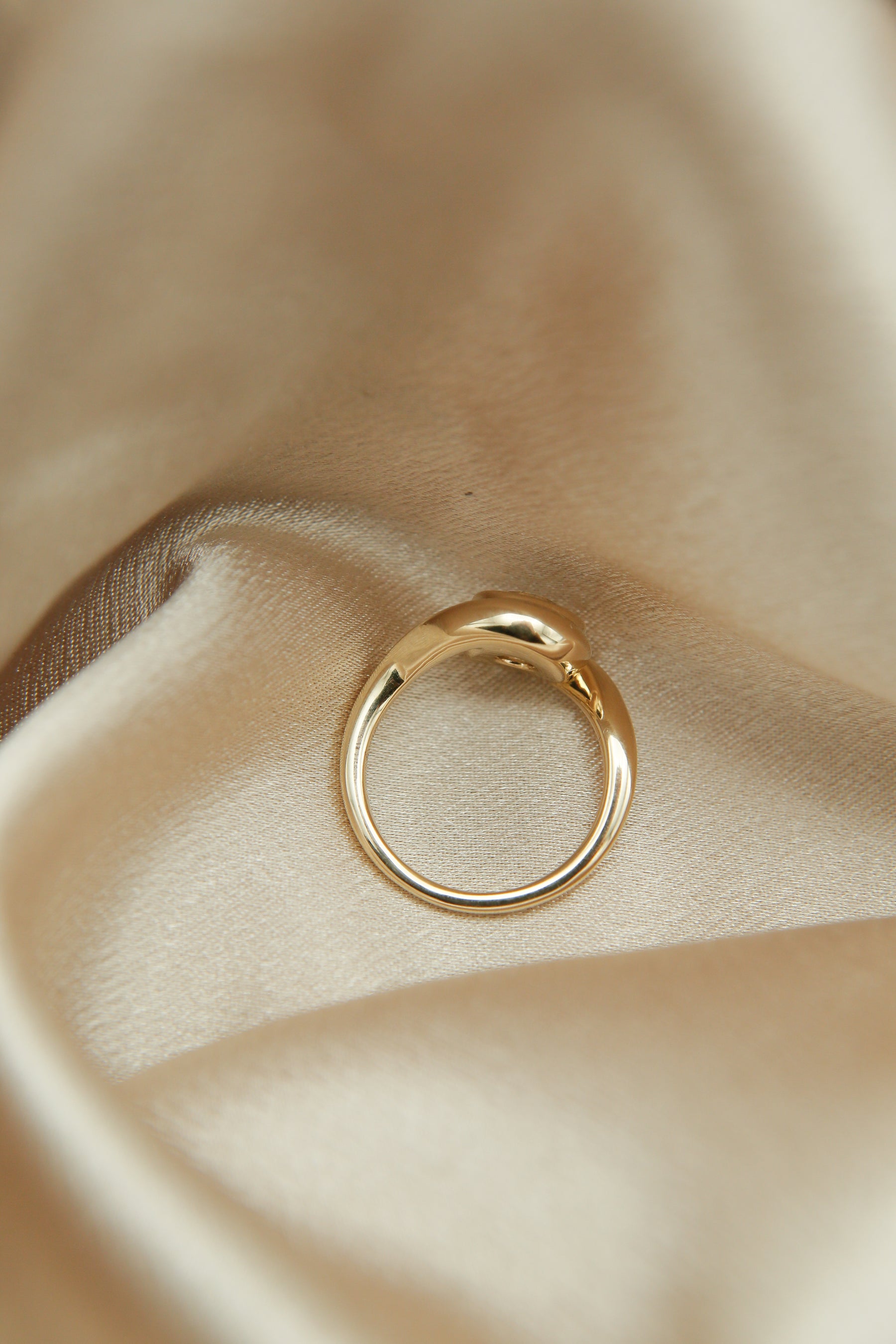 Siren 14k Gold Engagement Ring | Custom Lab Diamond or Moissanite