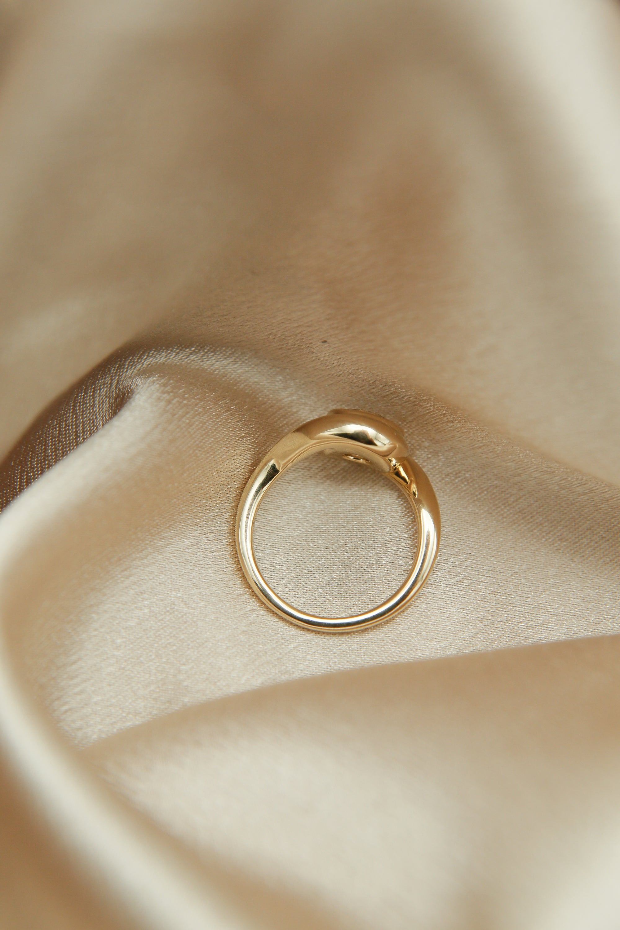 Siren 14k Gold Engagement Ring | Custom Lab Diamond or Moissanite